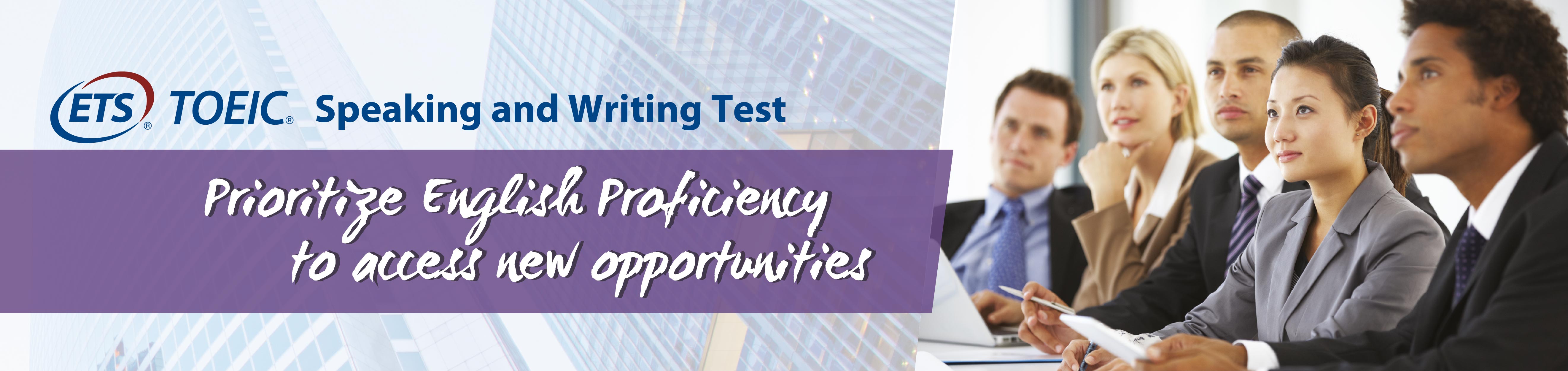 TOEIC® Speaking and Writing Tests